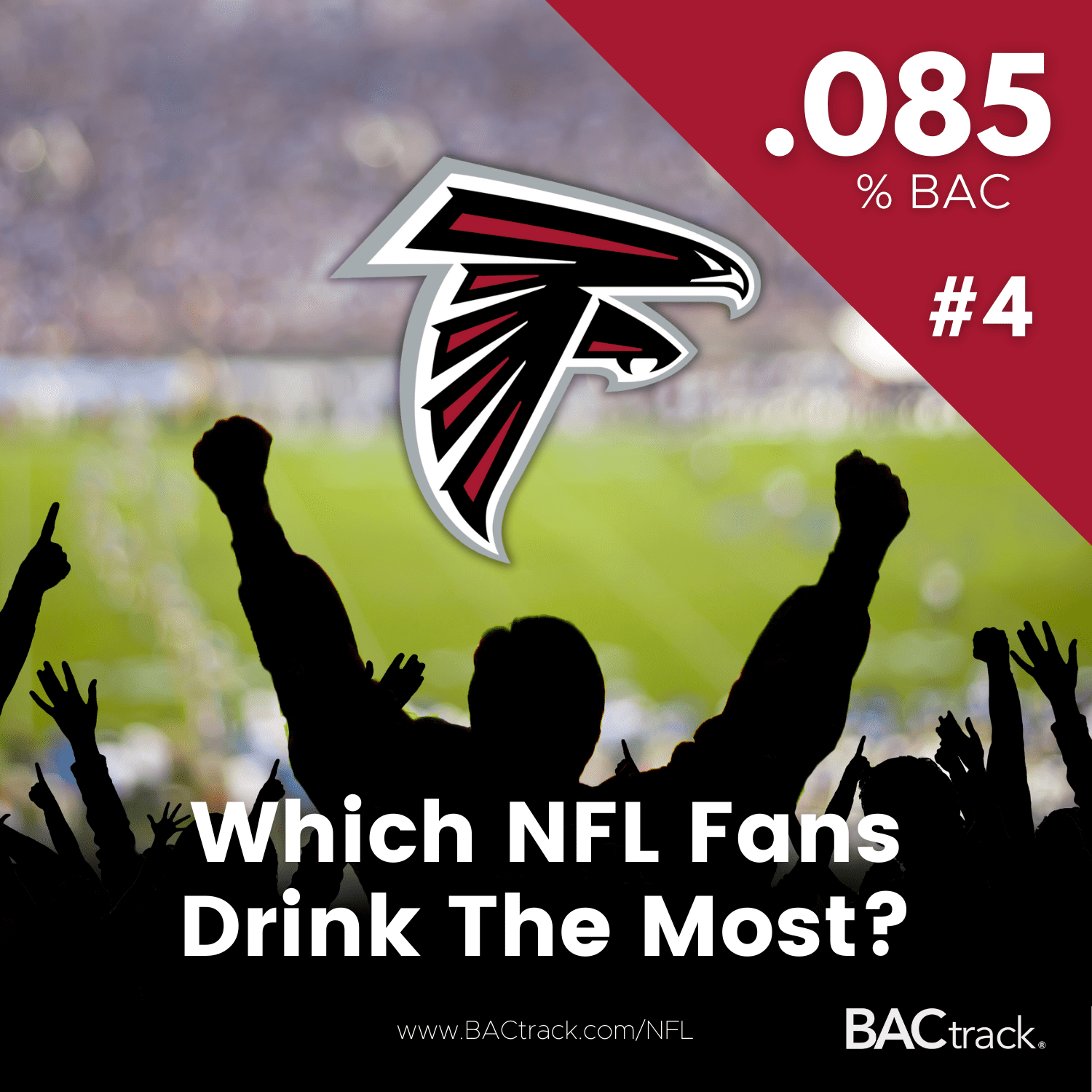 Which NFL fans drink the most?