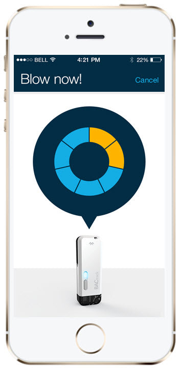BACtrack Smartphone Breathalyzer Quick Start Guide
